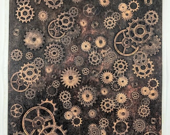 Steampunk Decoupage Paper - Etsy