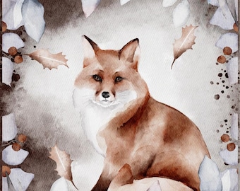 Fox Rice Paper - Etsy