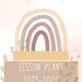 Teacher Binder Cover; Printable PDF; Lesson Plan Dividers; Boho Design ...
