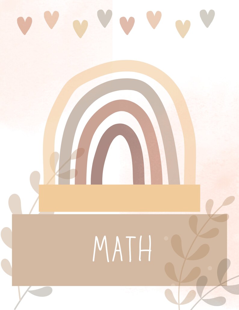 Teacher Binder Cover; Printable PDF; Lesson Plan Dividers; Boho Design ...