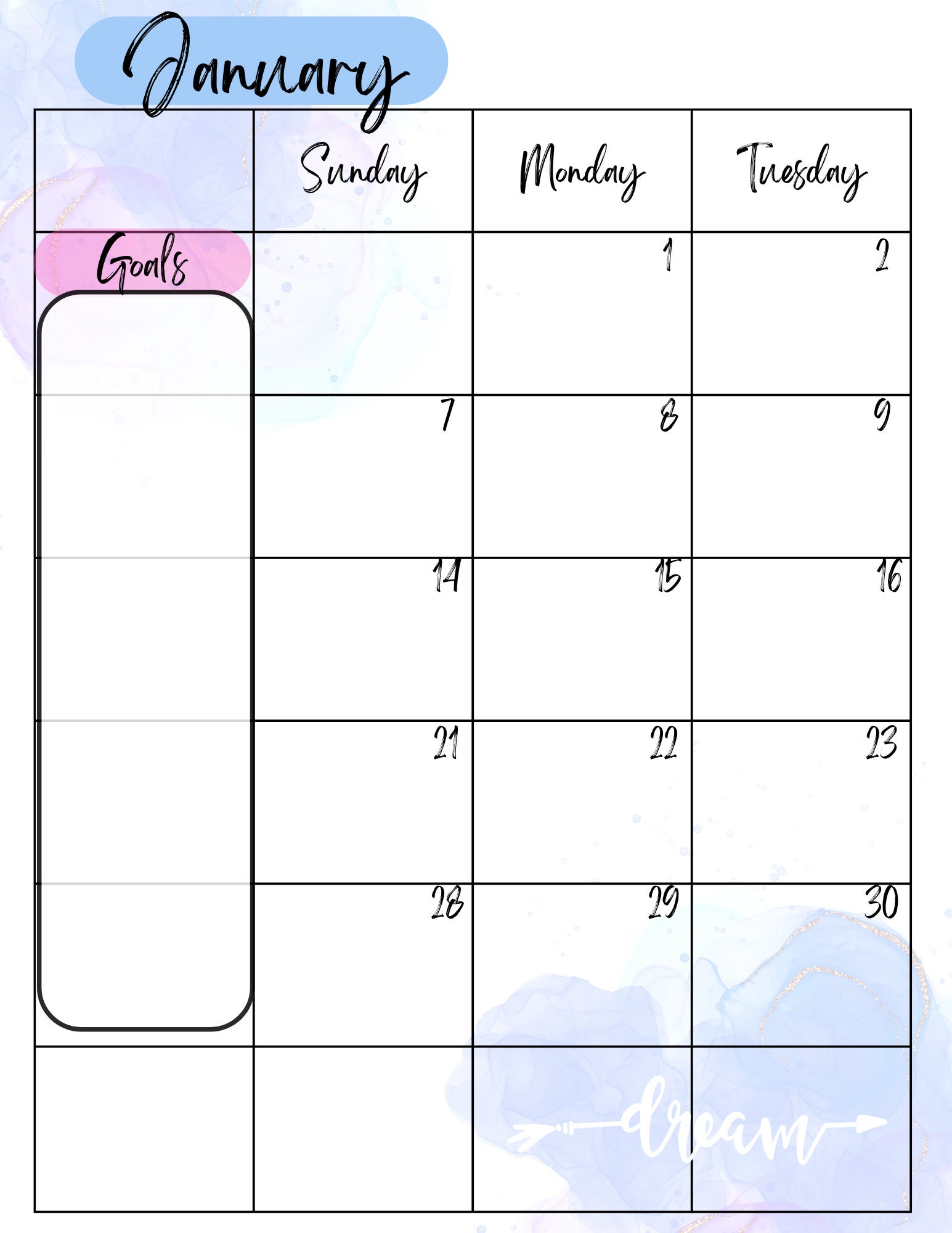 Printable 2024 Planner Daily and Monthly Pages/daily Planner/ Meal ...