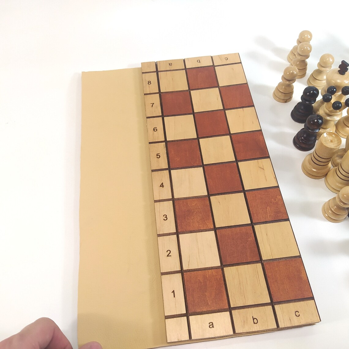 Handmade wooden chess set in the form of a rook. Chess tower. | Etsy