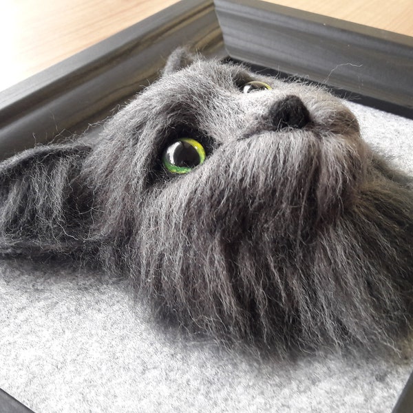 Felt Cat - Etsy