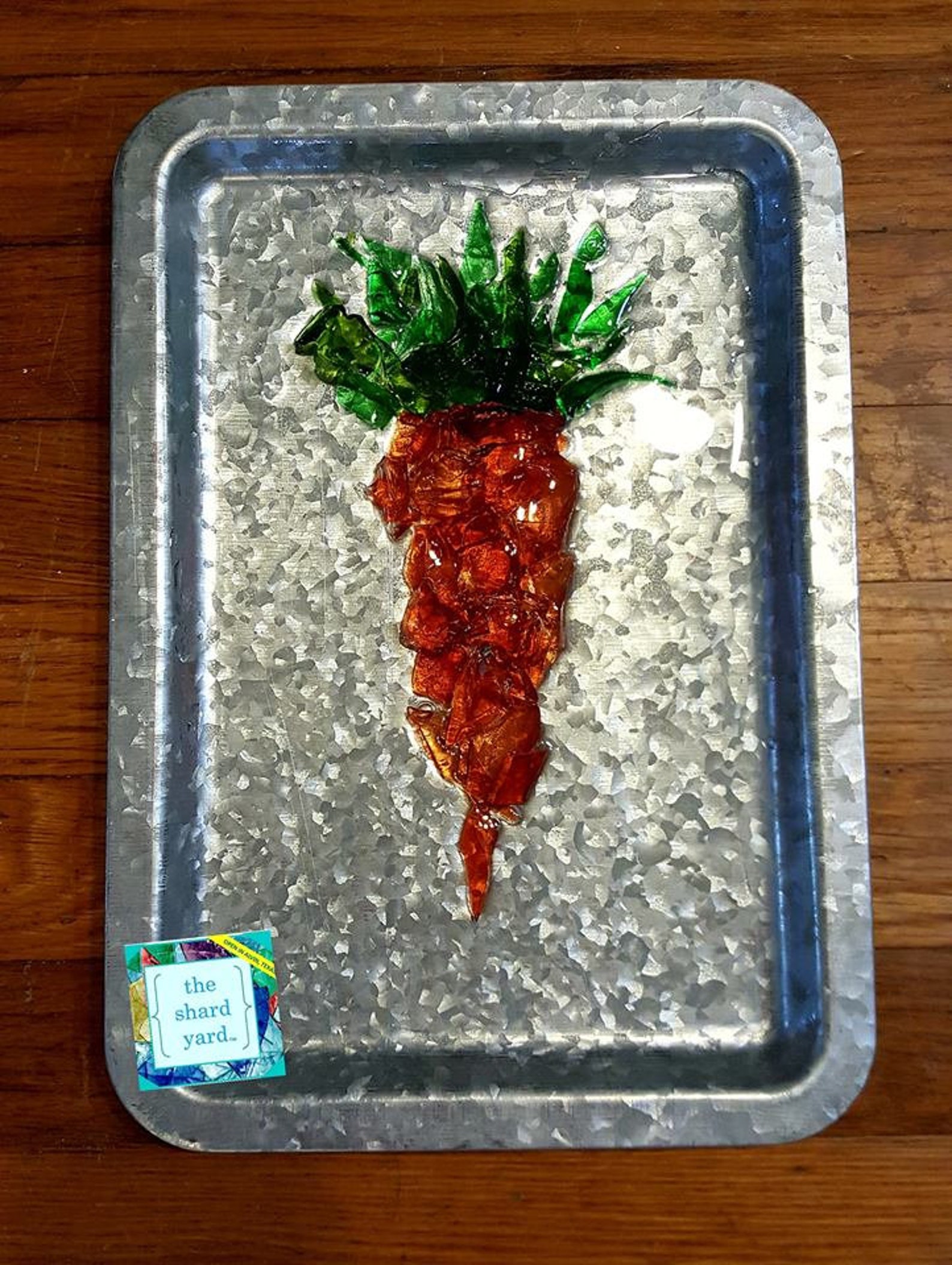 Carrot on Metal Tray - Etsy