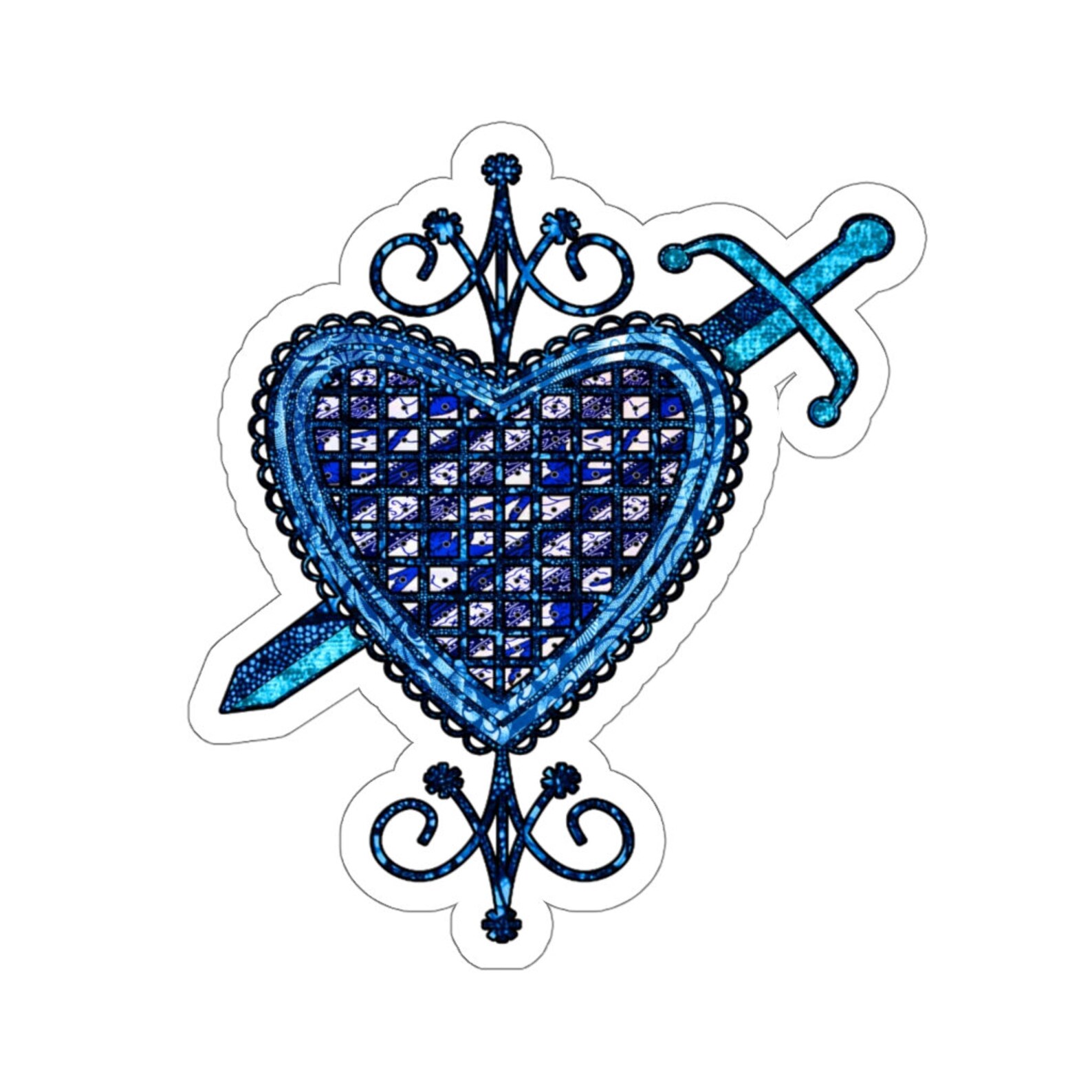 Erzulie Dantor Veve Sigil Black Madonna Erzili Ezili Ezili | Etsy