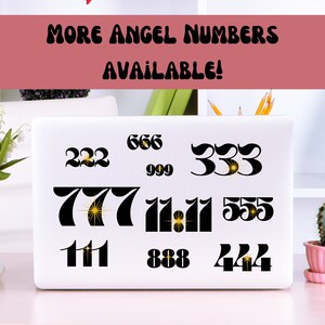 Angel Numbers 555 Transparent Sticker Die-cut Vinyl - Etsy
