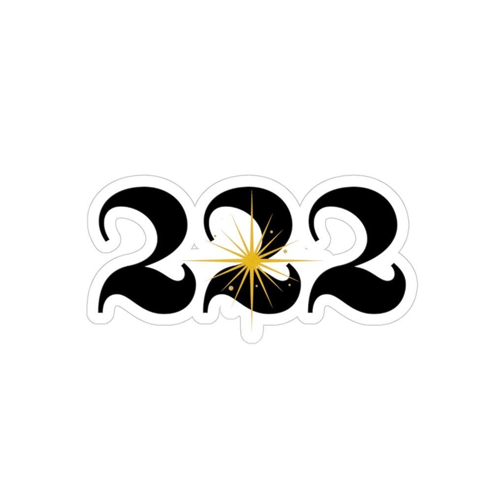 Angel Numbers 222 Transparent Sticker, Die-cut Vinyl, Waterproof, Fade ...