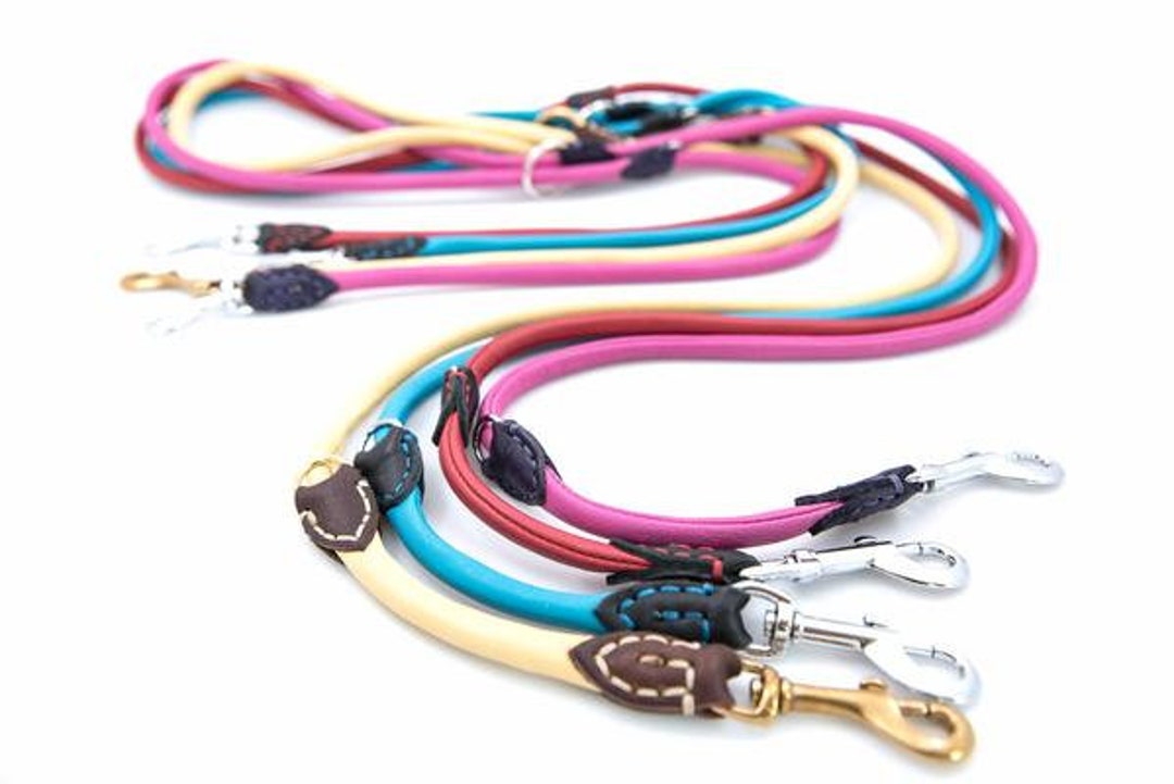 Buttery Soft Leather -6 Leashes in One- 4ft, 5ft, and 6ft Leash - Etsy