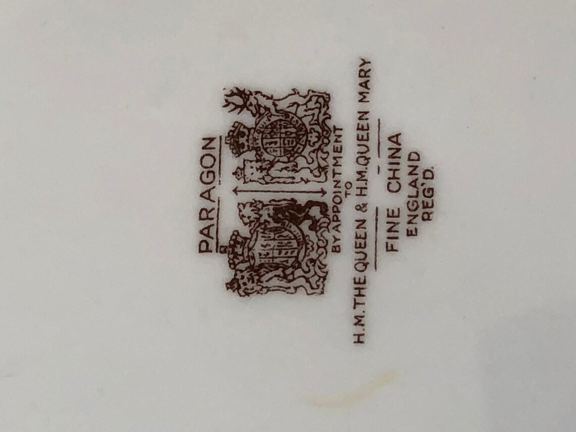 Orphan Vintage Cake or Side Plate Made by Paragon by - Etsy