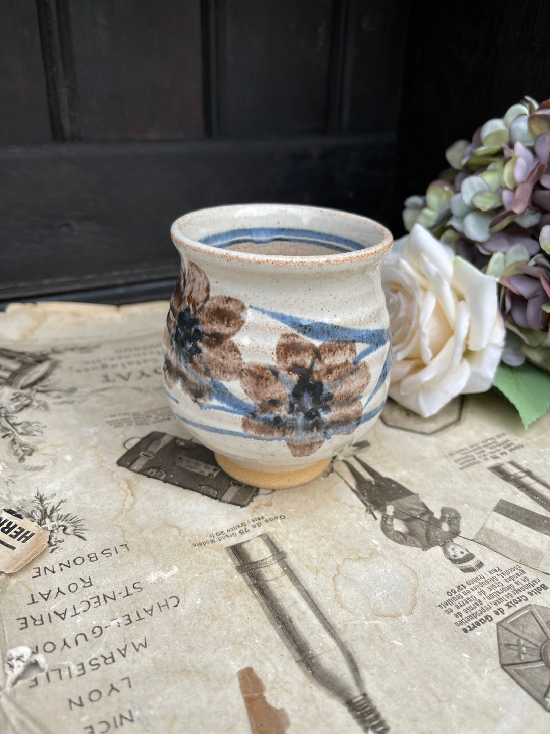 Studio Pottery Small Posy Vase or Pot by Alan Frewin of Millhouse ...