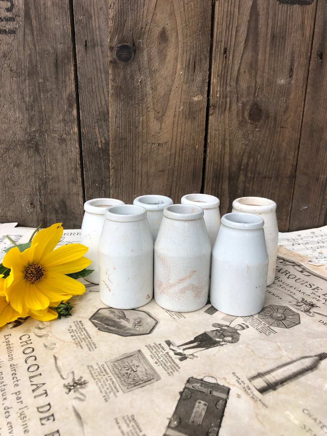 Antique Ironstone Cream Pot / Bottle / Stoneware Jar - Etsy
