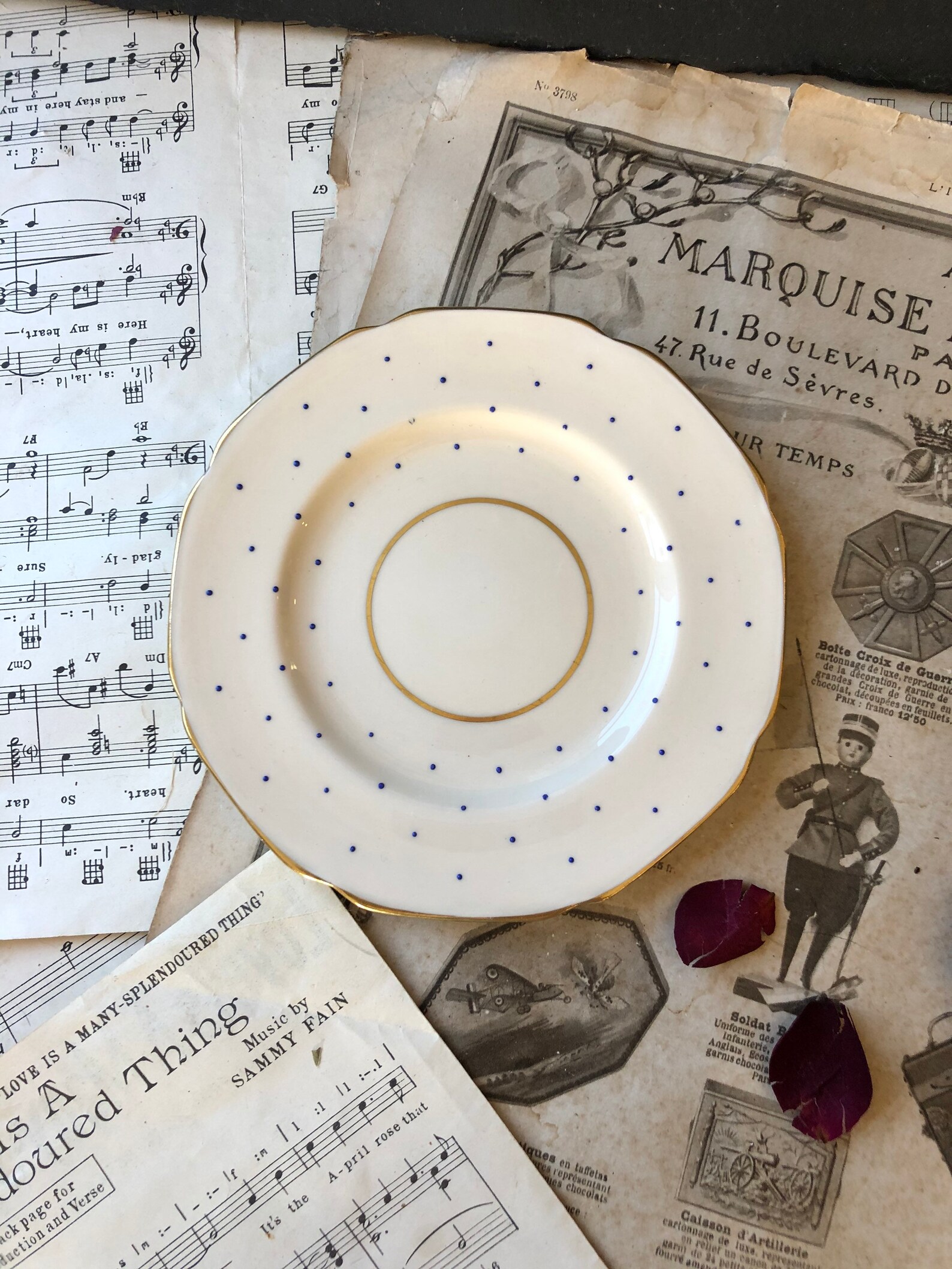 Orphan Vintage Cake or Side Plate Made by Paragon by - Etsy