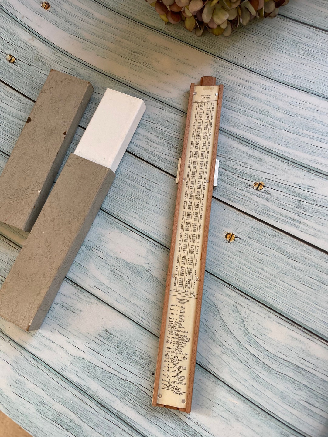 Vintage Boxed Unique Log Log Trigonometric Slide Rule - Etsy