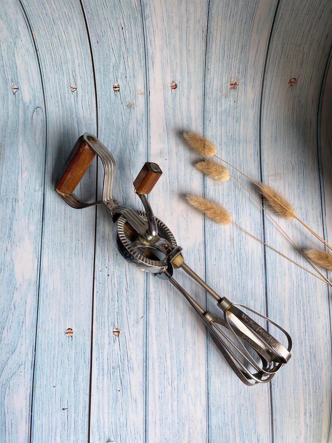 Prestige Vintage Rotary Egg Beater / Hand Whisk / Stainless Steel ...