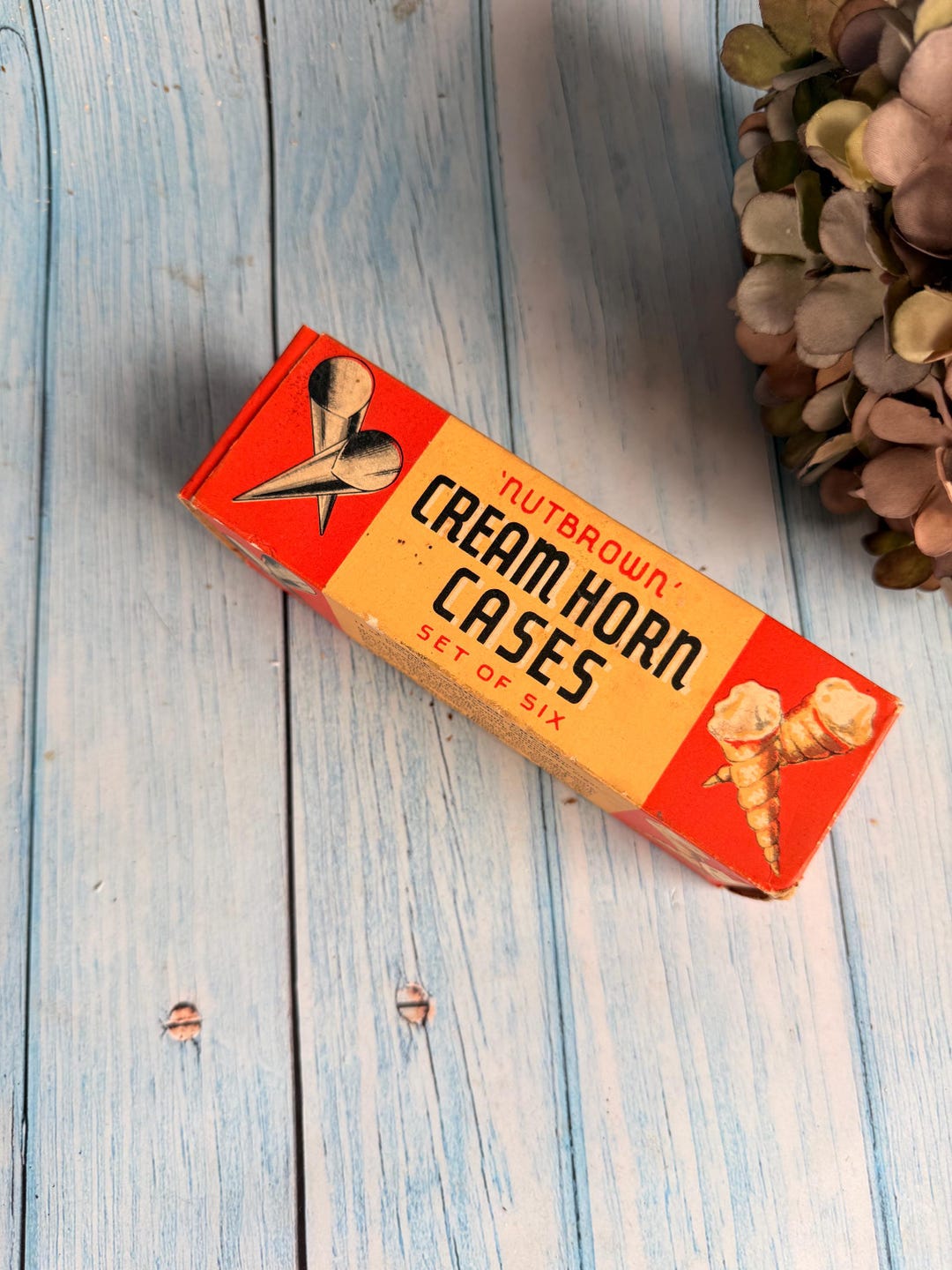 Boxed 1960s Set of Six Nut Brown Vintage Cream Horn Cases - Etsy