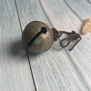 Antique French Brass Crotal Bell / Animal Bell / Goat /sheep Bell With ...