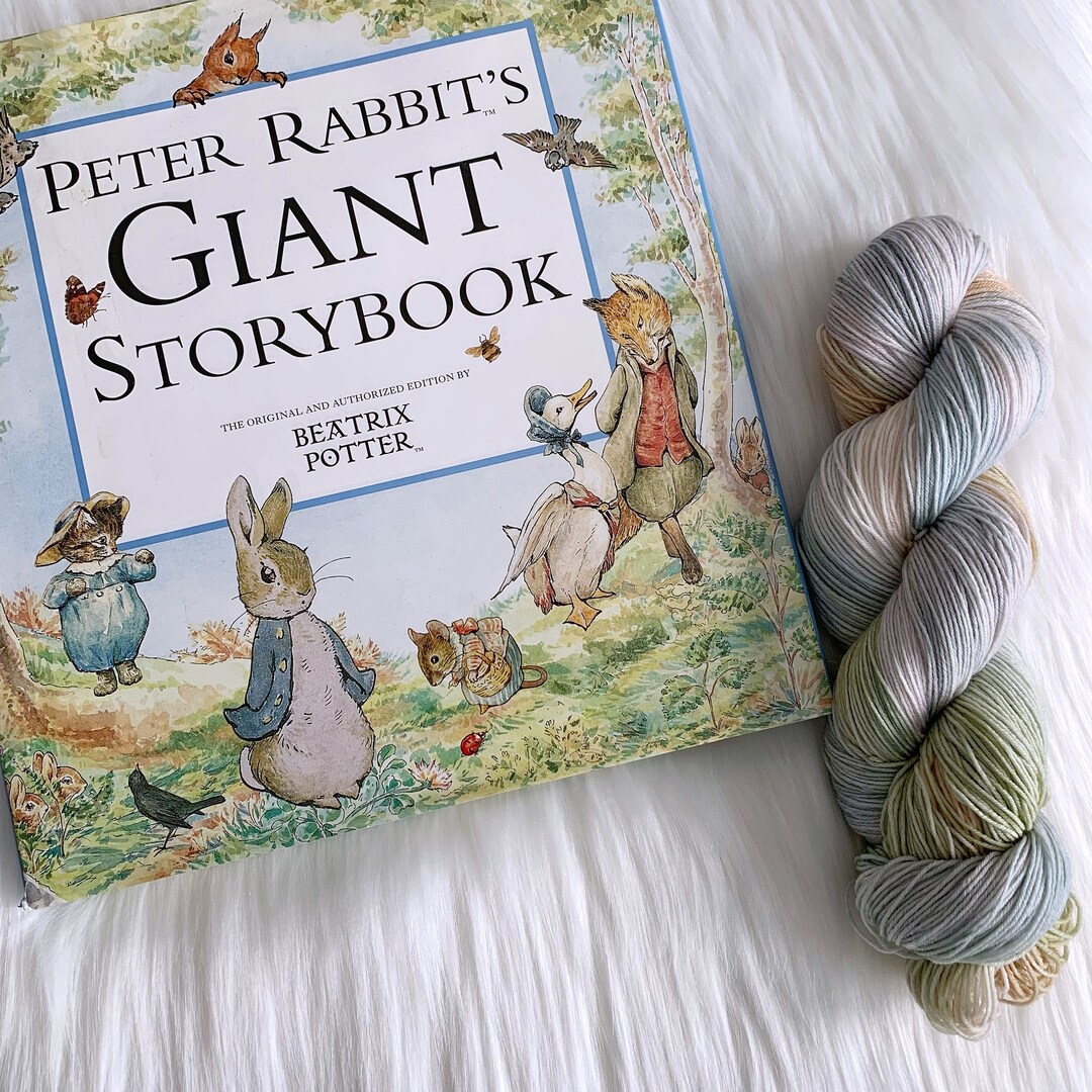 Peter Rabbit Yarn, Hand Dyed Yarn, Bookish Yarn, Yarn Preorder, Classic ...