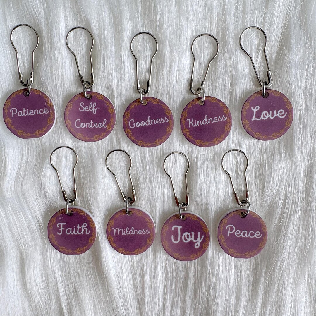 Fruitage of the Spirit Stitch Marker Sets, Stitch Markers - Etsy