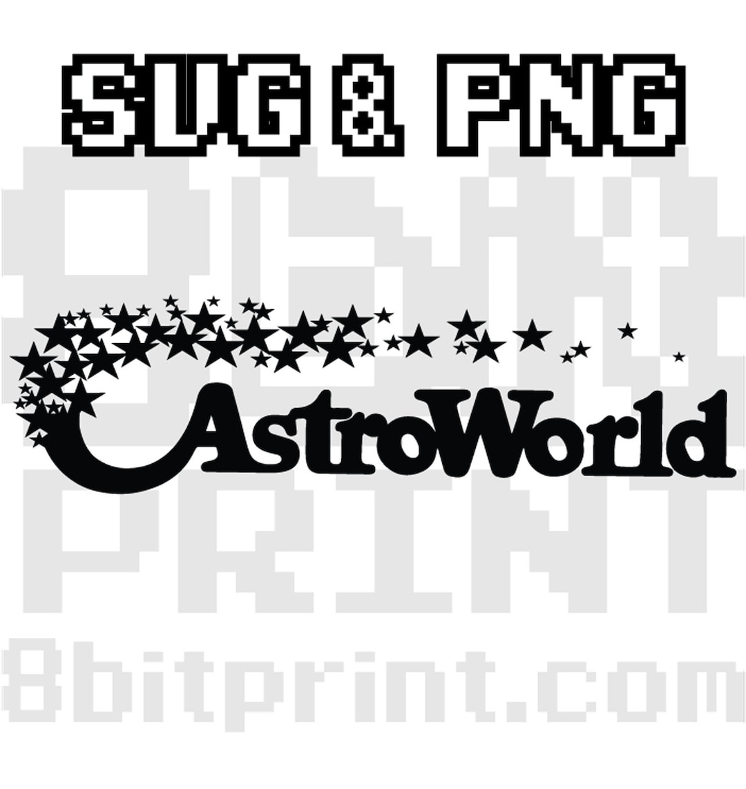 Astroworld Logo SVG and PNG - Etsy