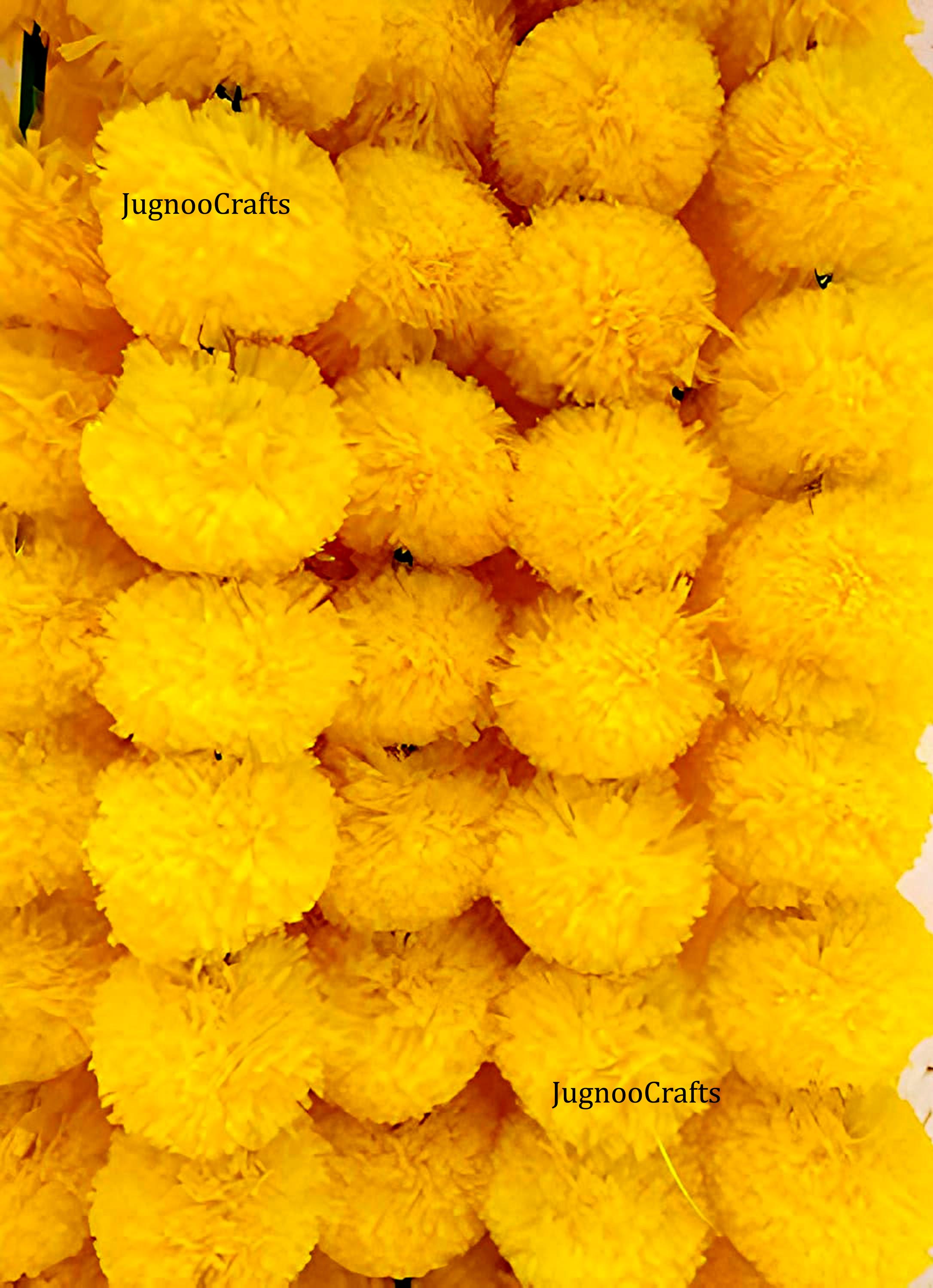 50 Pcs SALE ON Indian Christmas Artificial Decorative Marigold Flower ...