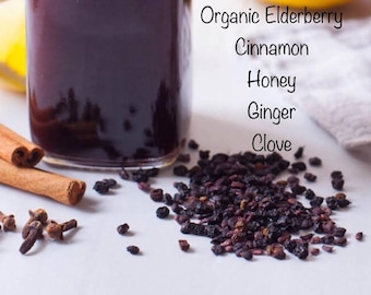 Elderberry Syrup Labels 3 Sizes PRINTABLE - Etsy