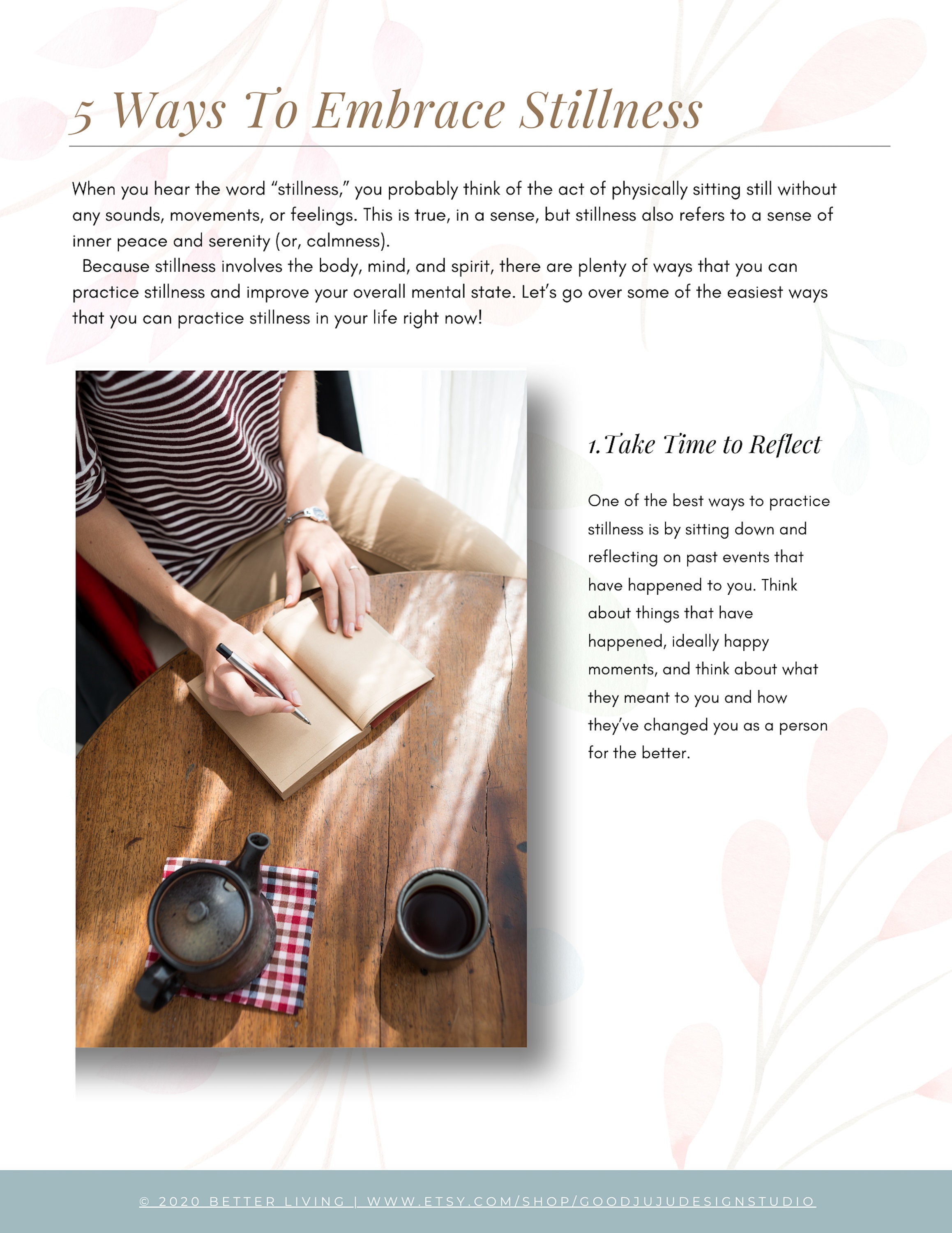 5 Simple Ways to Embrace Stillness for Peace of Mind | Etsy