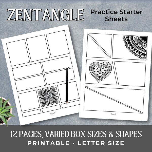 Zentangle - Etsy