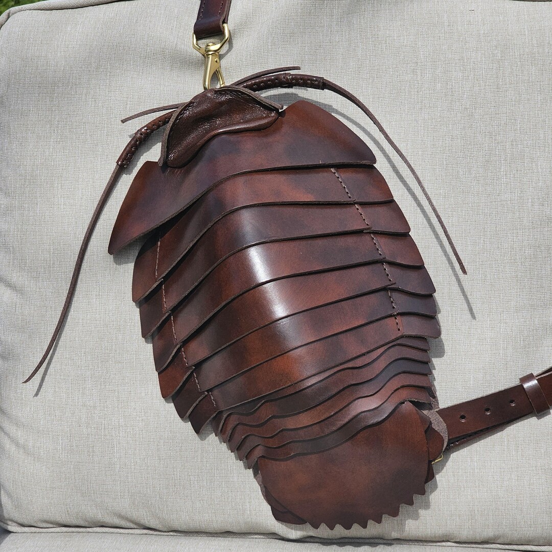 Giant Isopod, Leather Sling Bag, Marine Biologist Gift for Her, Insect ...
