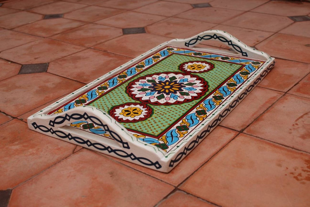 Home Serving Tray Wood Dinnerware Tray Wood Tray Tea - Etsy