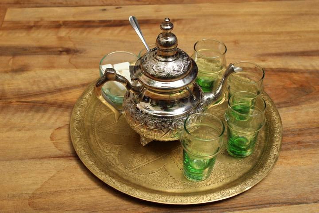 Teapot Set, Moroccan Tea Pot, Teapot for One and Cup, Moroccan National ...