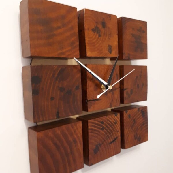 Reclaimed Wood Clock - Etsy UK