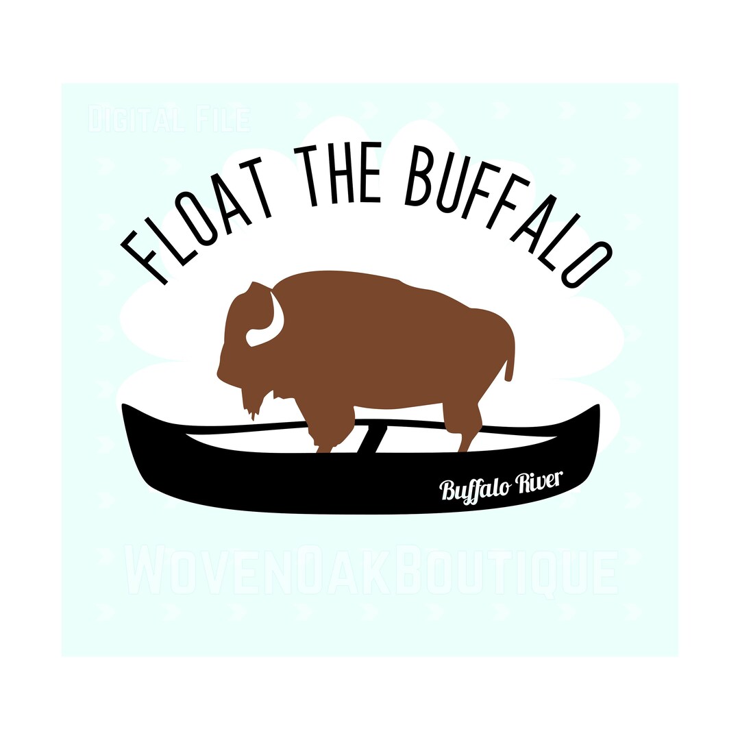 Float the Buffalo River Digital Art File for Use With - Etsy