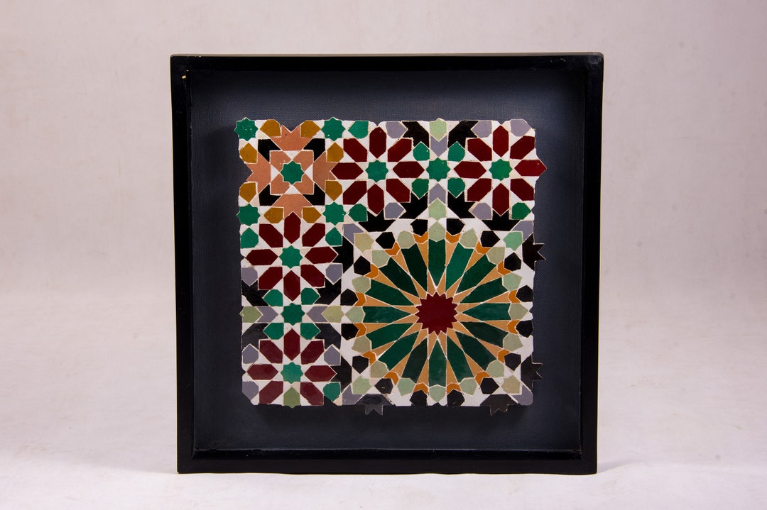 Moroccan Zellige Wall Art – Handmade Tile Design for Modern and Boho ...
