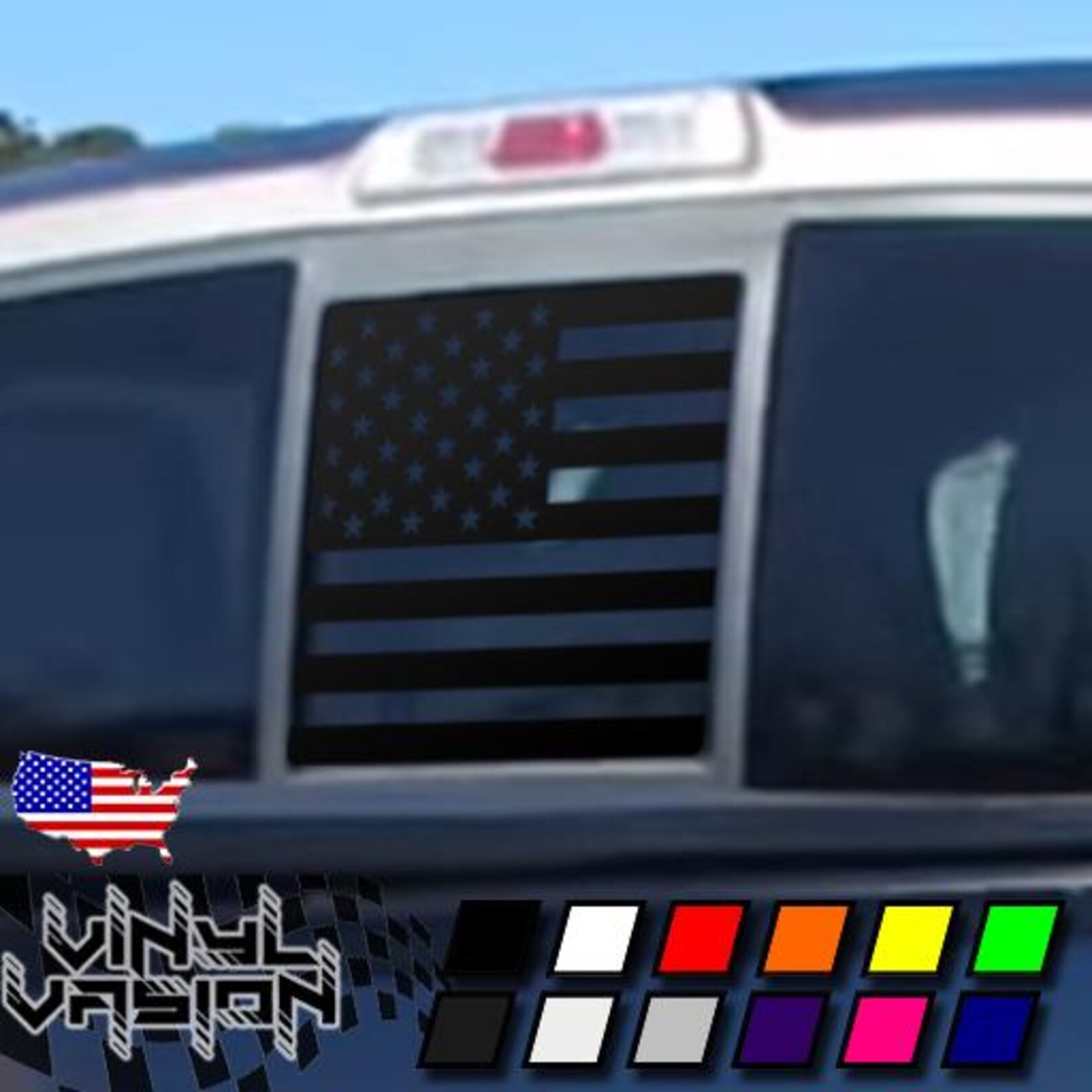 Rear Sliding Middle Sliding Window Decal for Ford F150/f250/f350 2004 ...