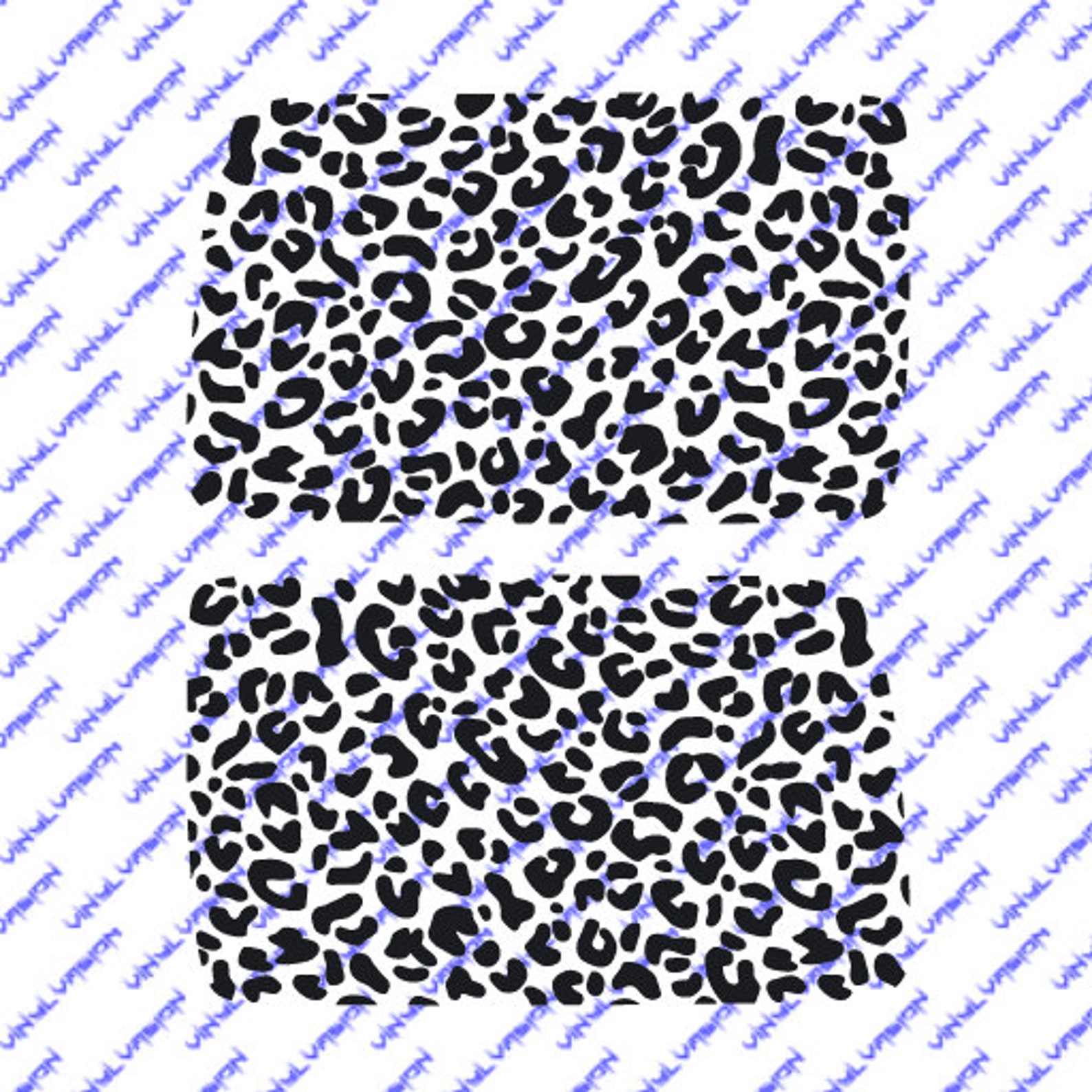 2x Leopard Print Side Window Decal for 2018-2024 Jeep Wrangler JL JK (4 ...
