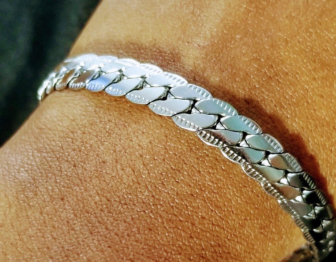 Men Snake Link Bracelet - Etsy