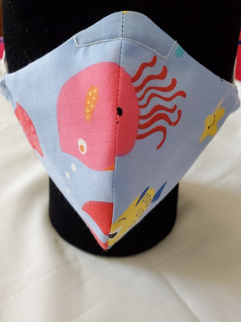 Cartoon Characters Face Mask - Etsy