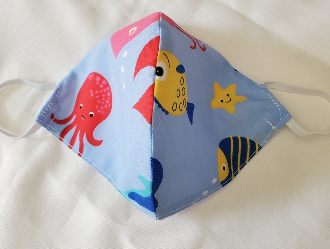 Cartoon Characters Face Mask - Etsy