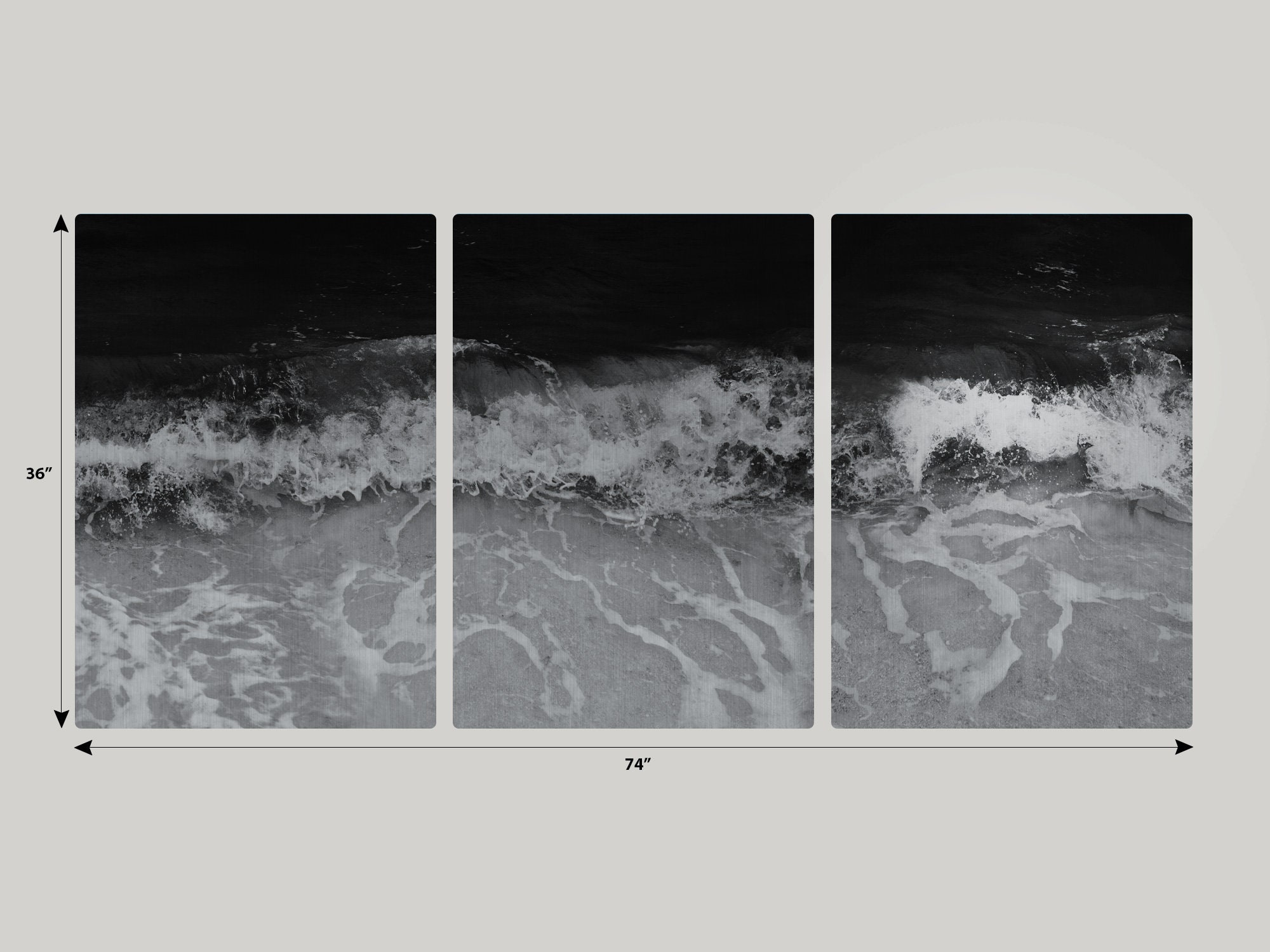 Custom Metal Photos Three Panel Custom Metal Prints Your Photo Memory ...