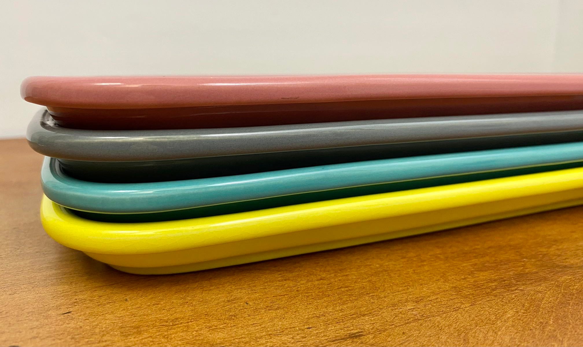 Vintage Ceramic Snack Trays Made in Japan | Set of 4 - Etsy