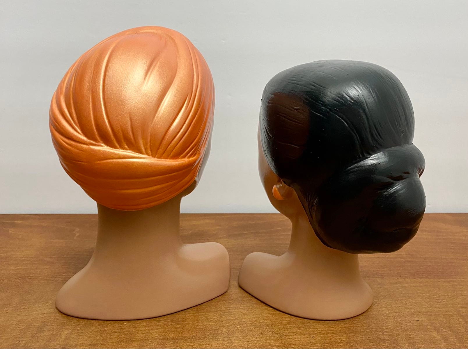 Pair of Vintage 1960's Holland Mold Painted Womens Head Busts - Etsy