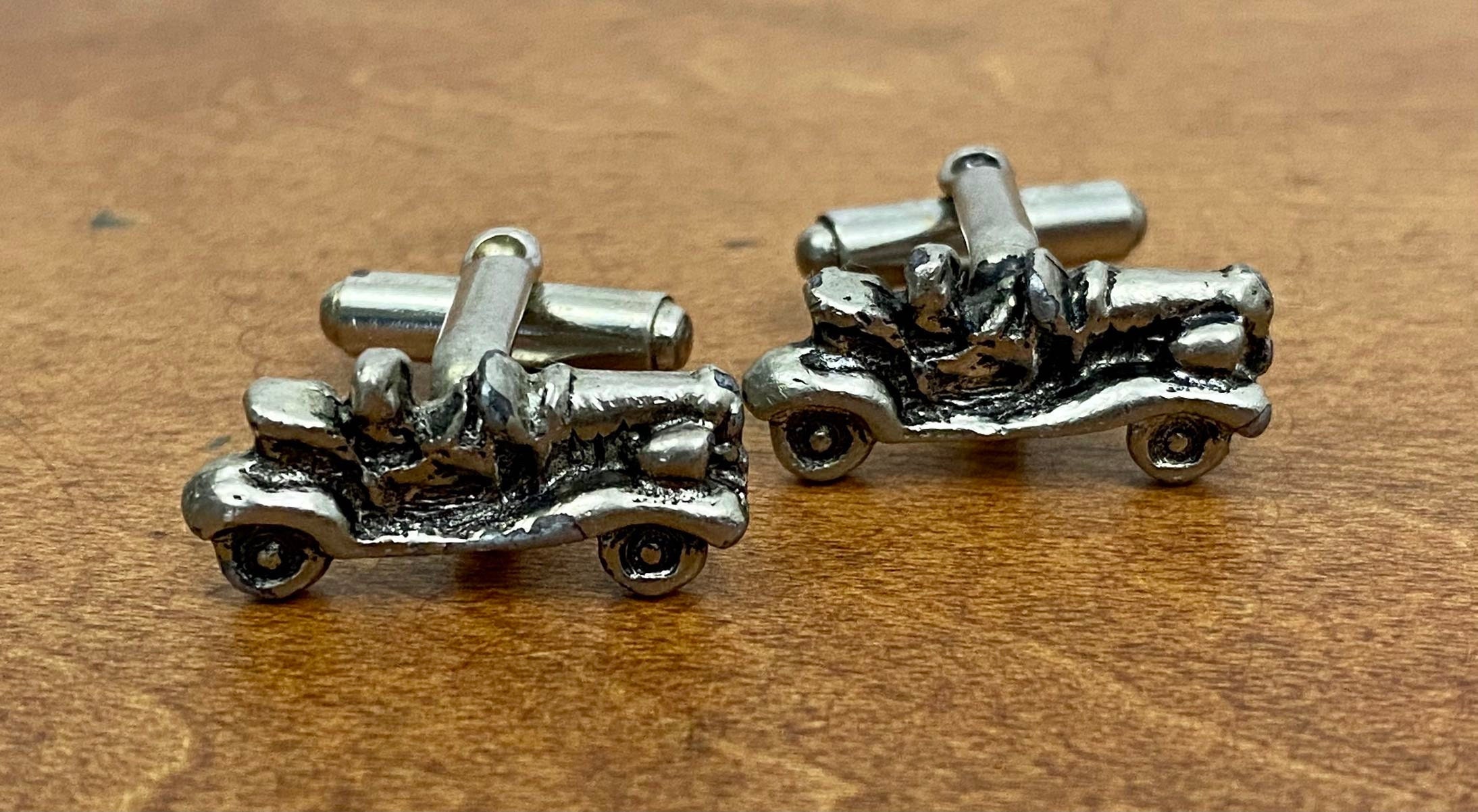 Vintage 1950's Classic Convertible Race Car Cufflinks - Etsy