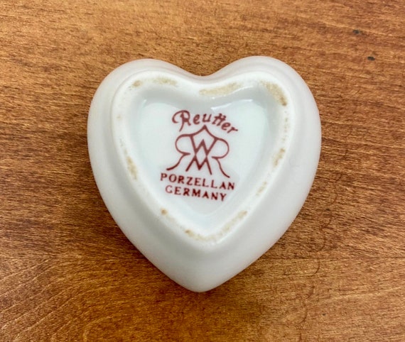 Vintage Reutter Porzellan Germany Heart Shaped Porcel… - Gem
