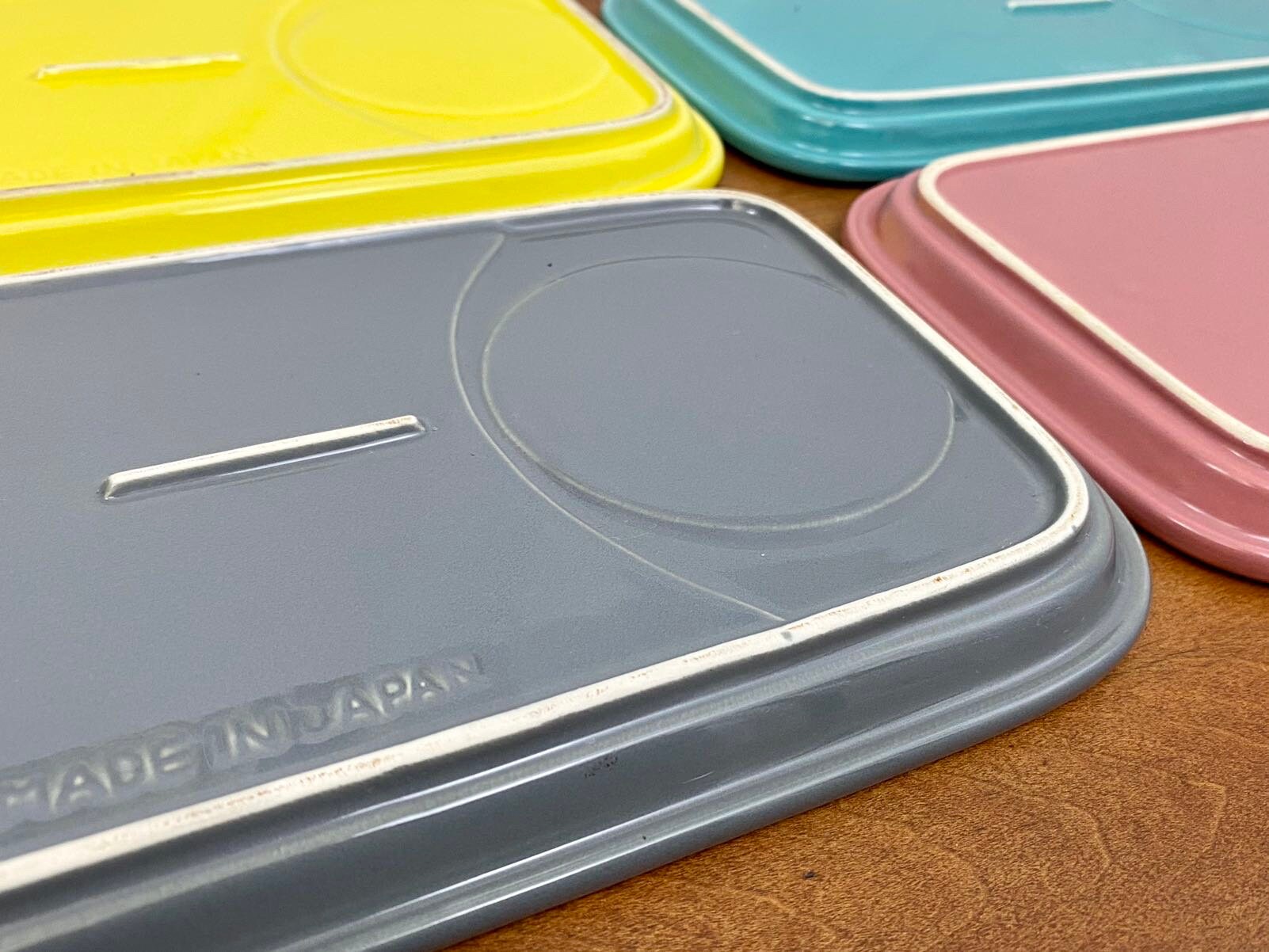 Vintage Ceramic Snack Trays Made in Japan | Set of 4 - Etsy