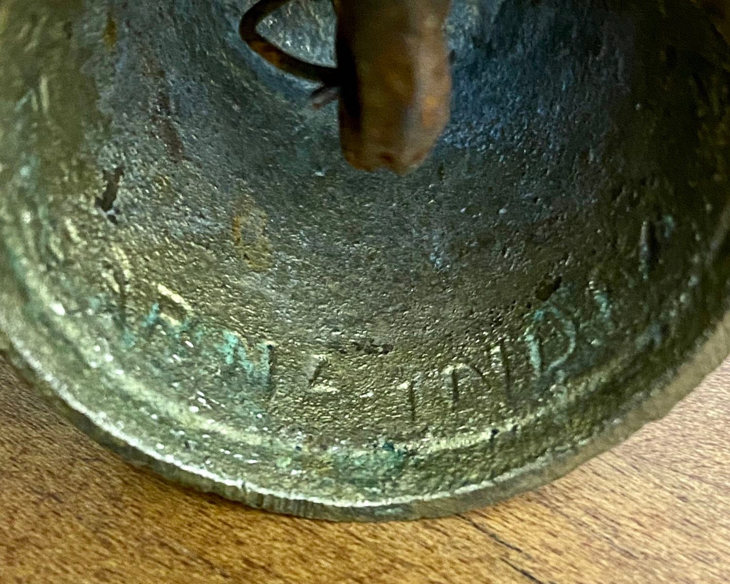 Vintage Sarna Double Brass Bell With Skier | Made in India - Etsy