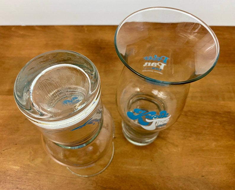 Vintage 1970s Kapok Tree | Peter Pan Inn Hurricane Glasses | Set of 2 ...