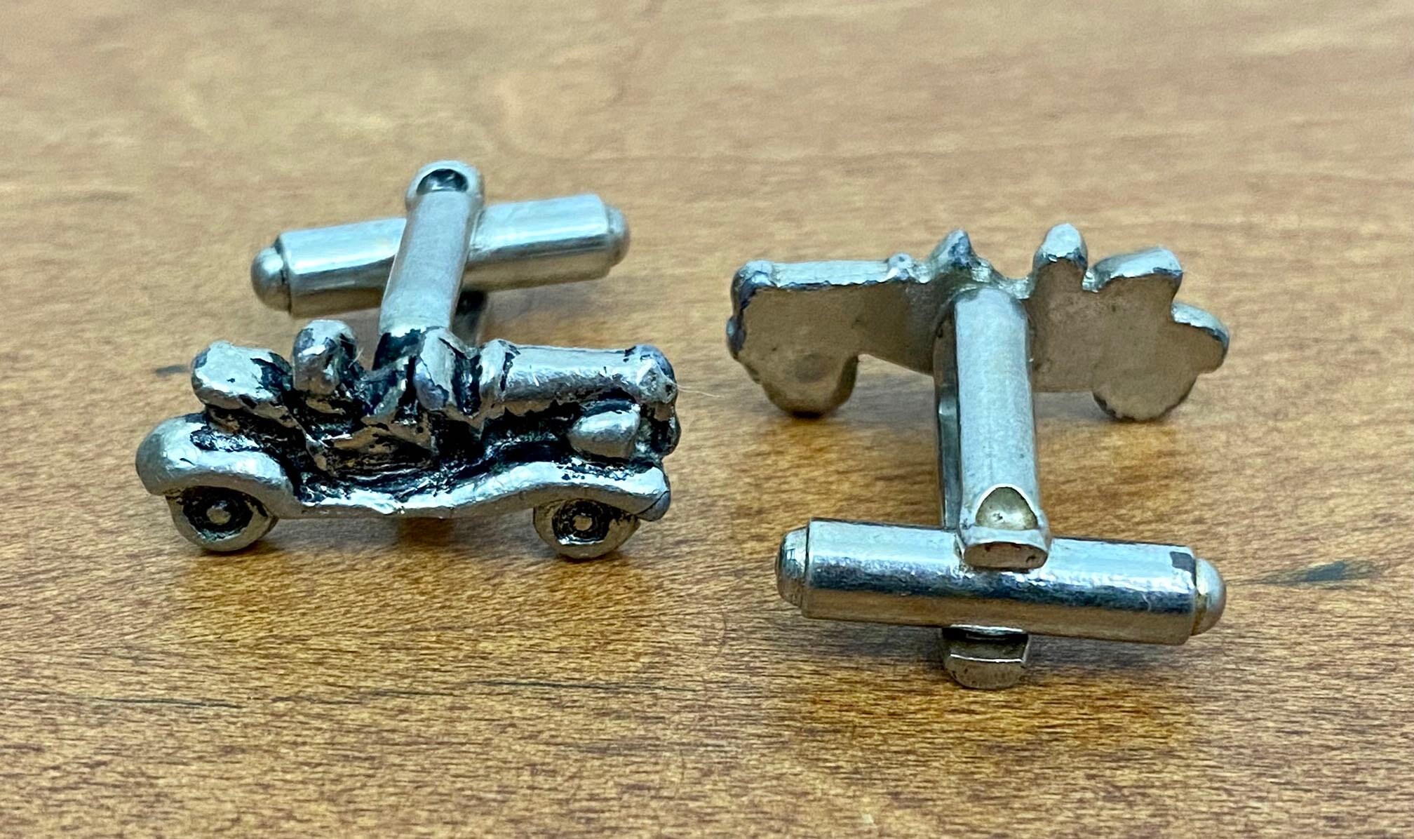 Vintage 1950's Classic Convertible Race Car Cufflinks - Etsy