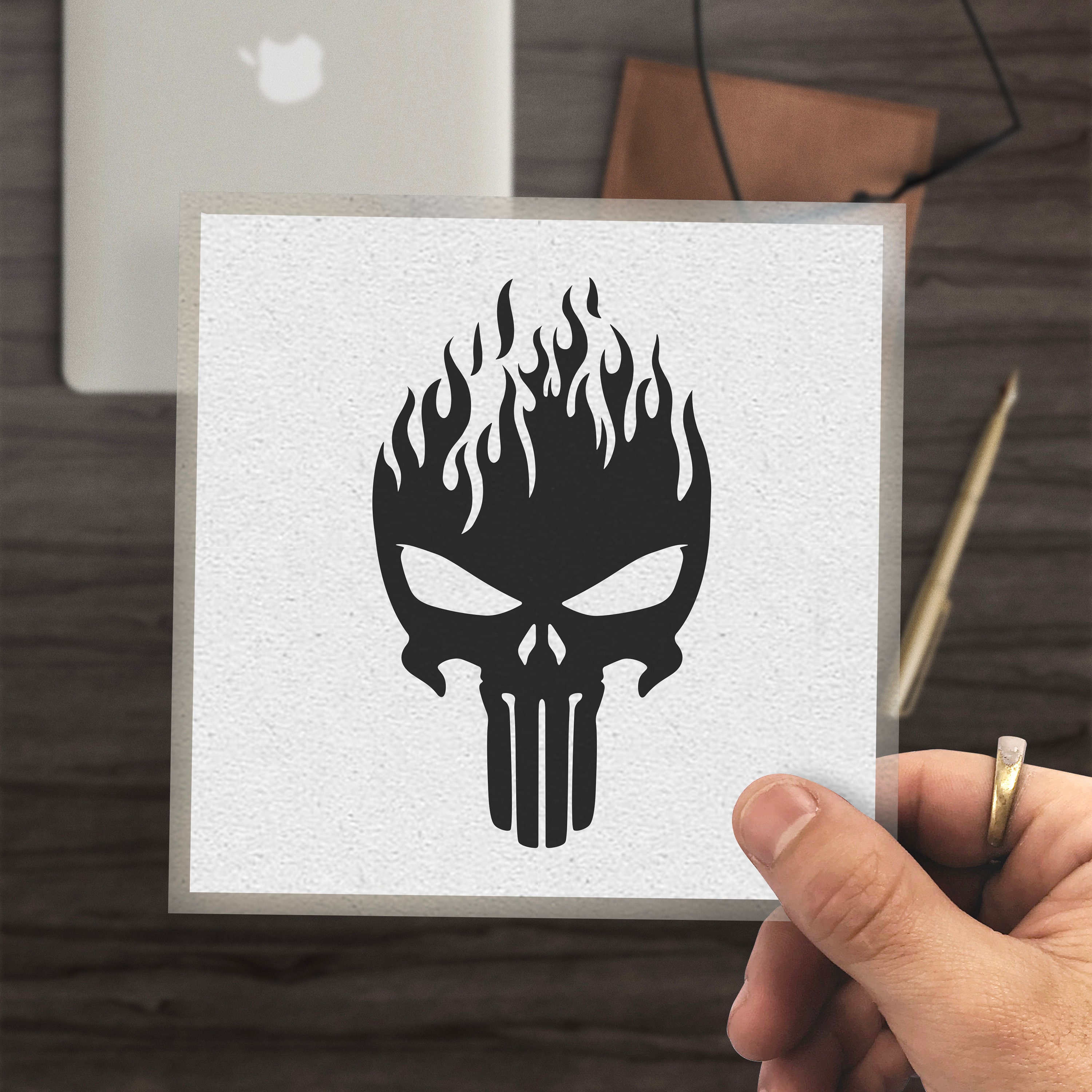 Punisher Skull Decal