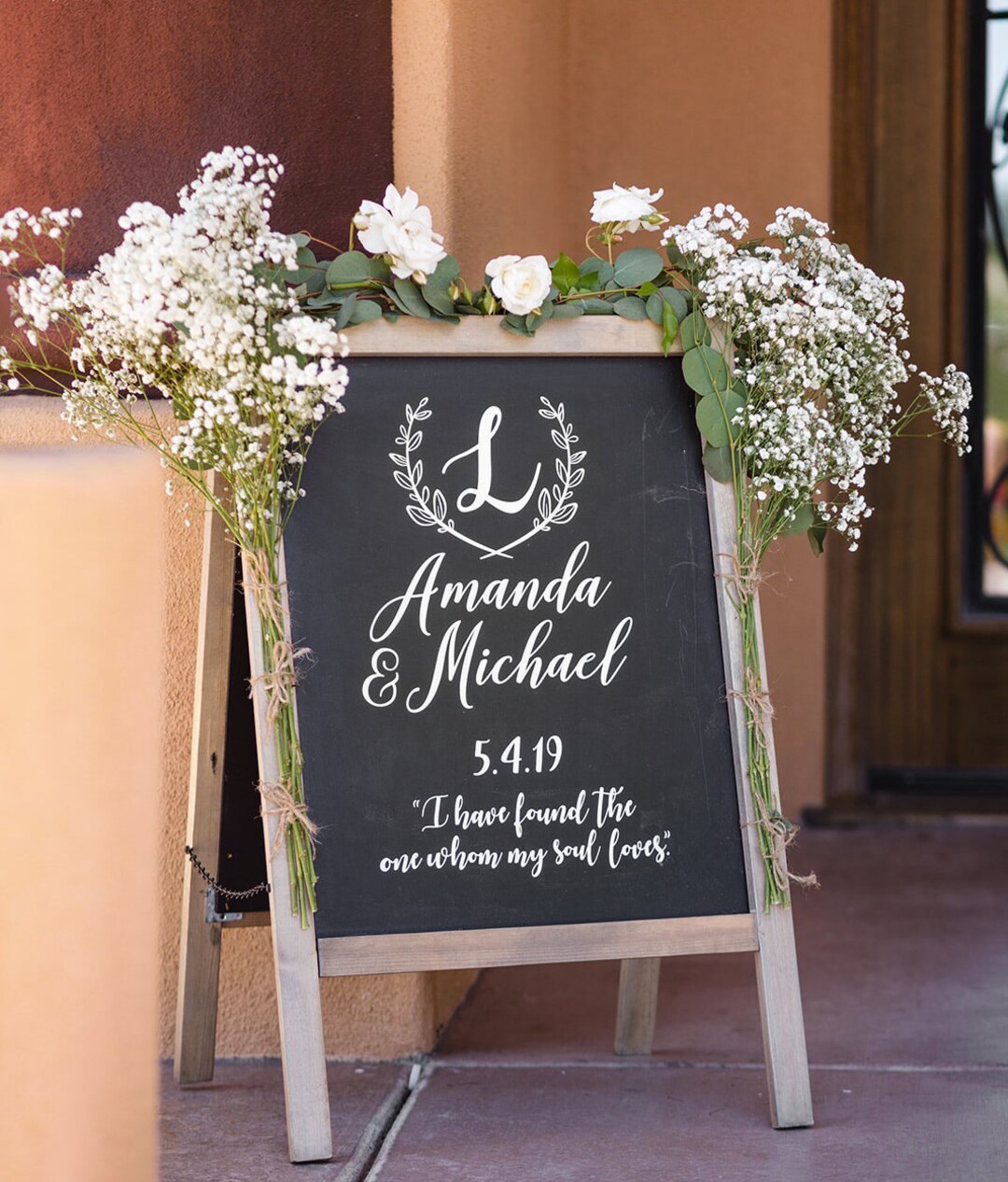 Personalized Welcome Wedding Sign Decals for Wedding Decor Prop Custom ...