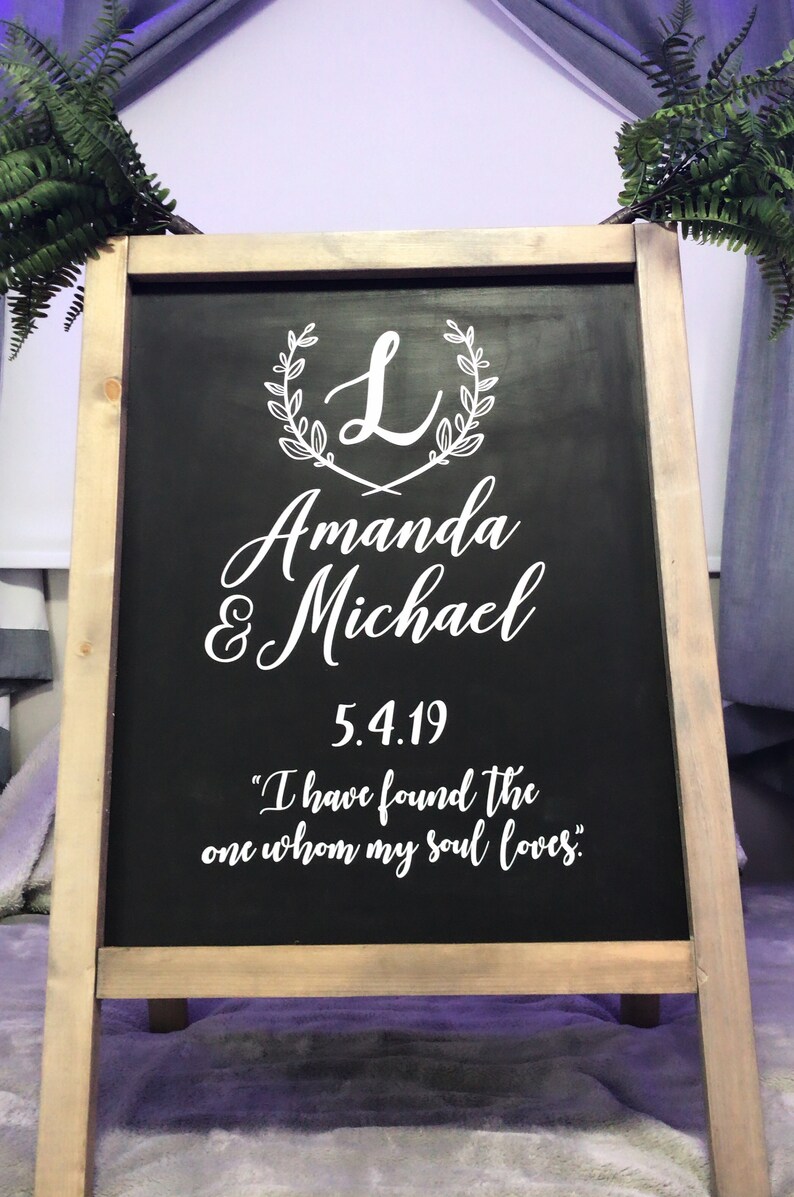 Personalized Welcome Wedding Sign Decals for Wedding Decor - Etsy